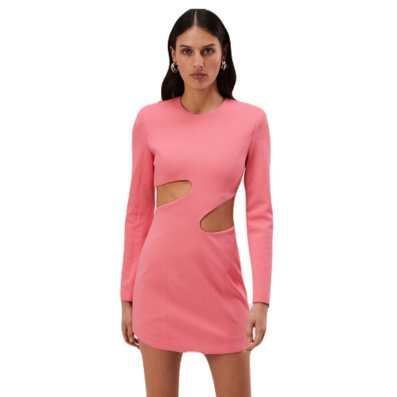 MISHA COLLECTION | Dresses | Misha Cosette Bonded Crepe Mini Dress Long ...